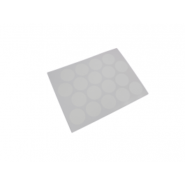 White Stick on Caps 25mm (180) - Hardware & Handles NZ