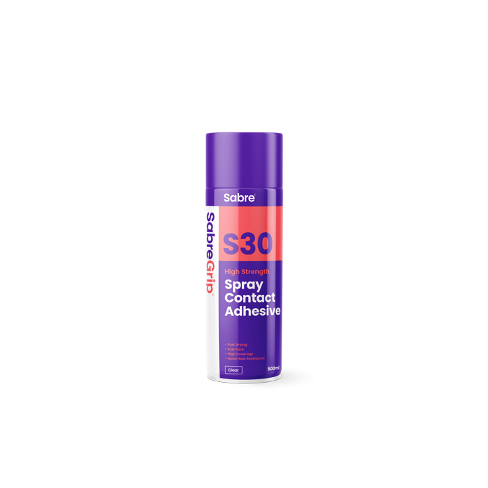 Sabre Grip S30 High Strength Adhesive Aerosol - Hardware & Handles NZ